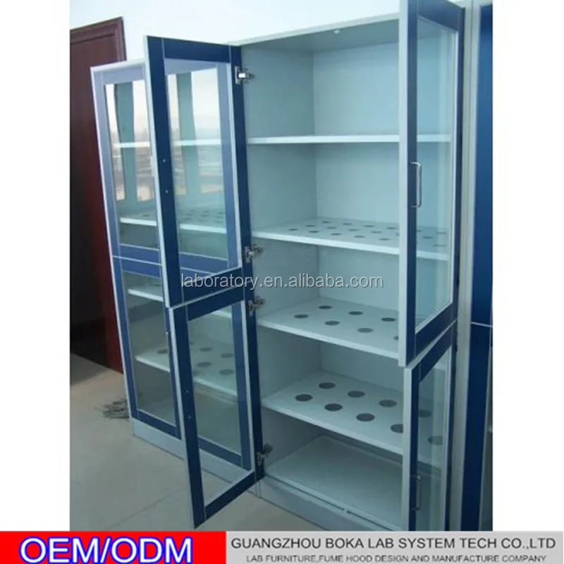 Lemari Kaca Lab Baja Penuh,Lemari Penyimpanan Peralatan/lemari Lab ...