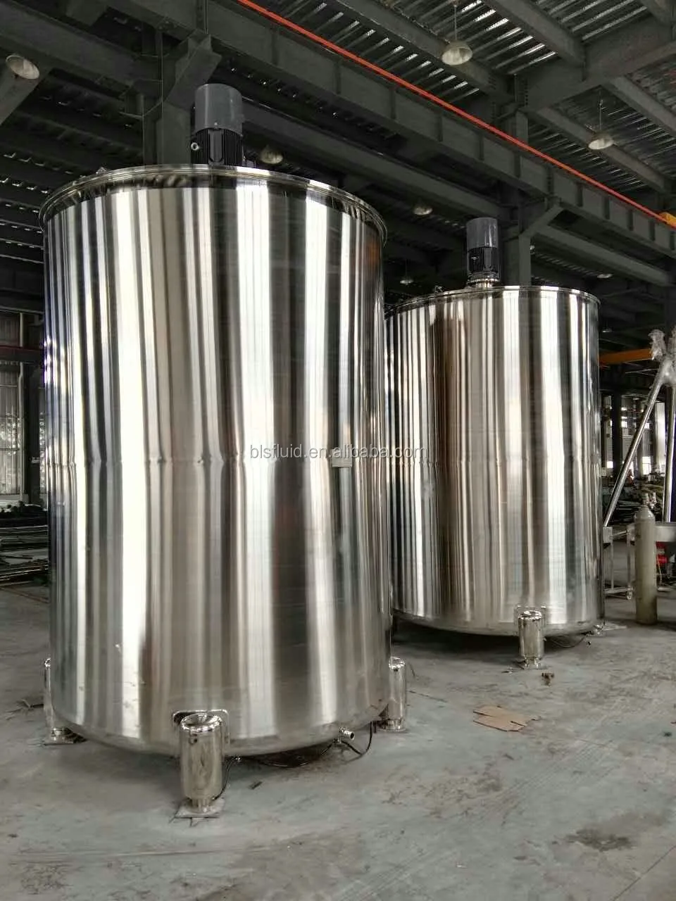 5000l Stainless Steel Chemical Industrial Batch Stirred Reaction Vessel ...