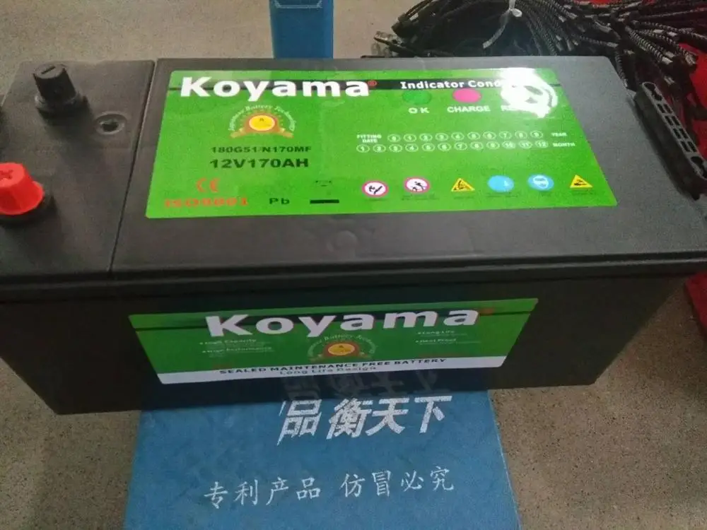 12v 170ah Heavy Duty Truck Battery N170 - Buy Heavy Duty Truck Battery ...