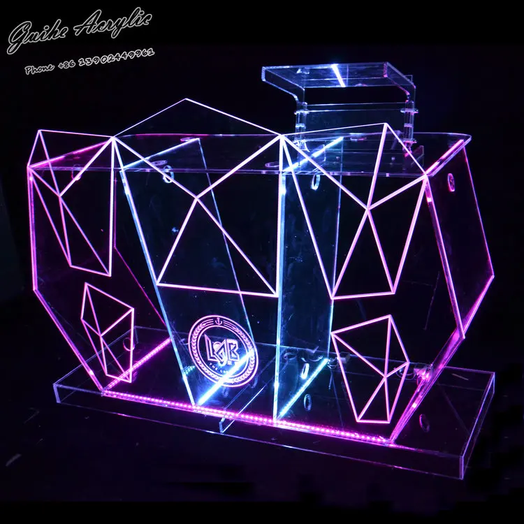 Guiheyun Elegant Cheap Acrylic Dj Bar Table Led Light Nightclub Dj ...