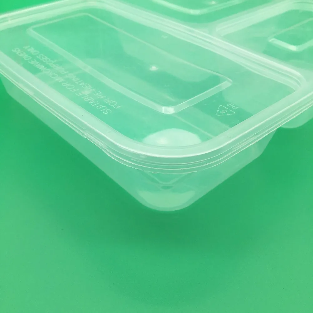 Products Supply Plastic Disposable Multi Compartment Takeaway Food ...