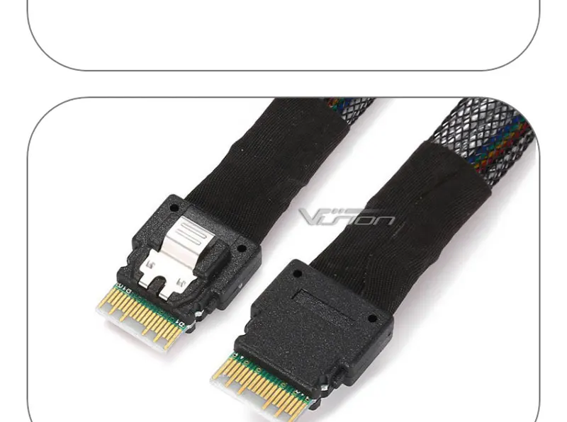 Vision Slimline Sas Sff-8654 4-port 3.3ft Length 24g Cable - Buy ...