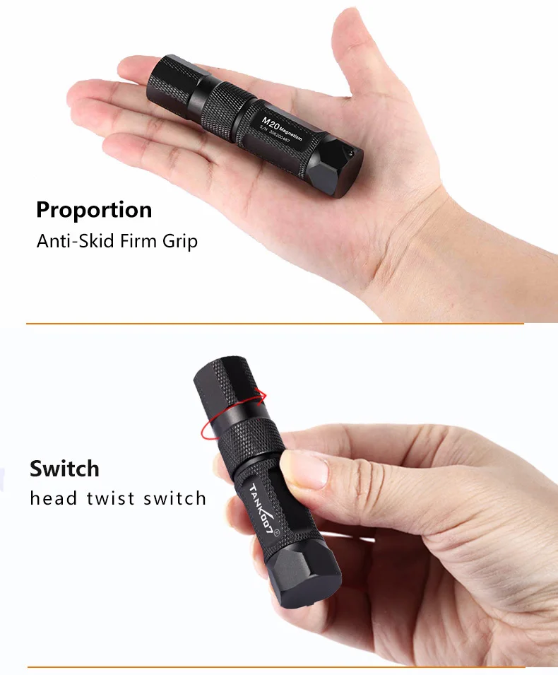 Industrial Led Torch Light Magnetic Flashlight Emergency Torch ...