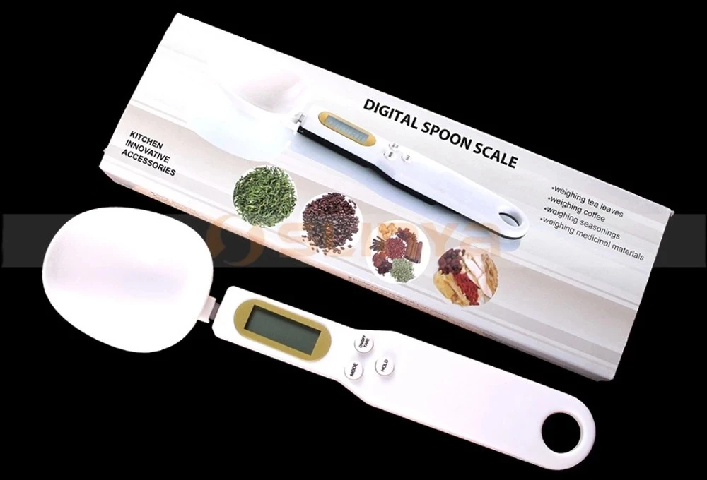Digital Lcd Gram Kitchen Lab Spoon Food Weight Volume Measuring Spoons ...