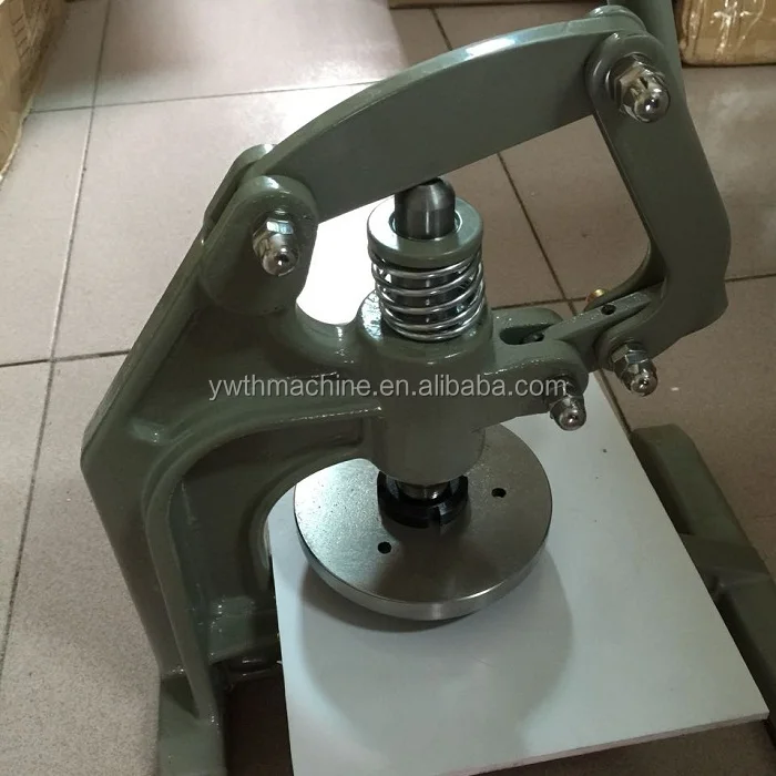 Manual Grade 100cm2 Hand Press Round Fabric Cutter Fabric Disk Sampler ...