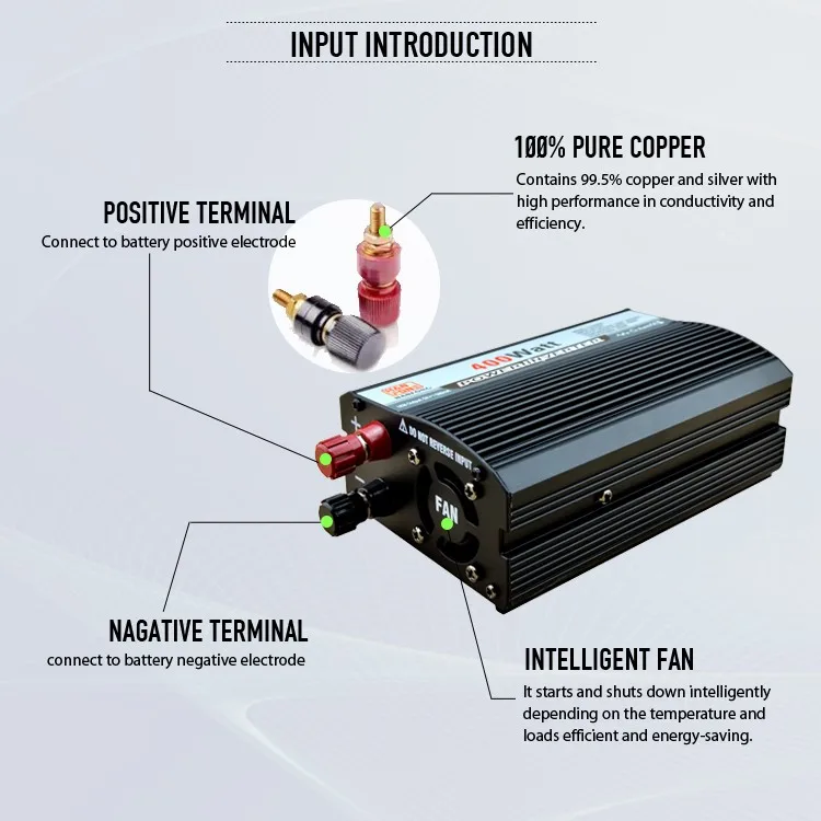400w Transformator 12v/24v/48v Dc,110v/120v/220v/230v/240v Ac ...