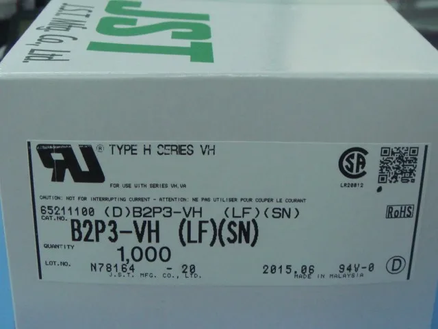 Jst 7.92mm 피치 Vh 시리즈 2 핀 헤더 커넥터 B2p3-vh(lf)(sn) 연결관 - Buy Jst 커넥터,2 핀 커넥터,헤더 커넥터 Product on ...