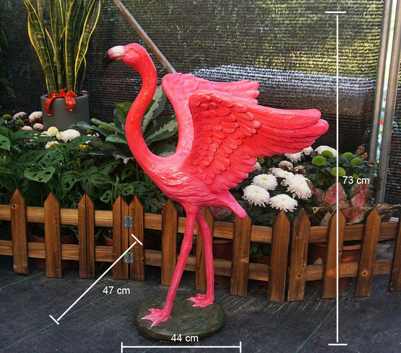 Flamingo Sculpture Life Size Garden Flamingo Statue - Buy Garden ...