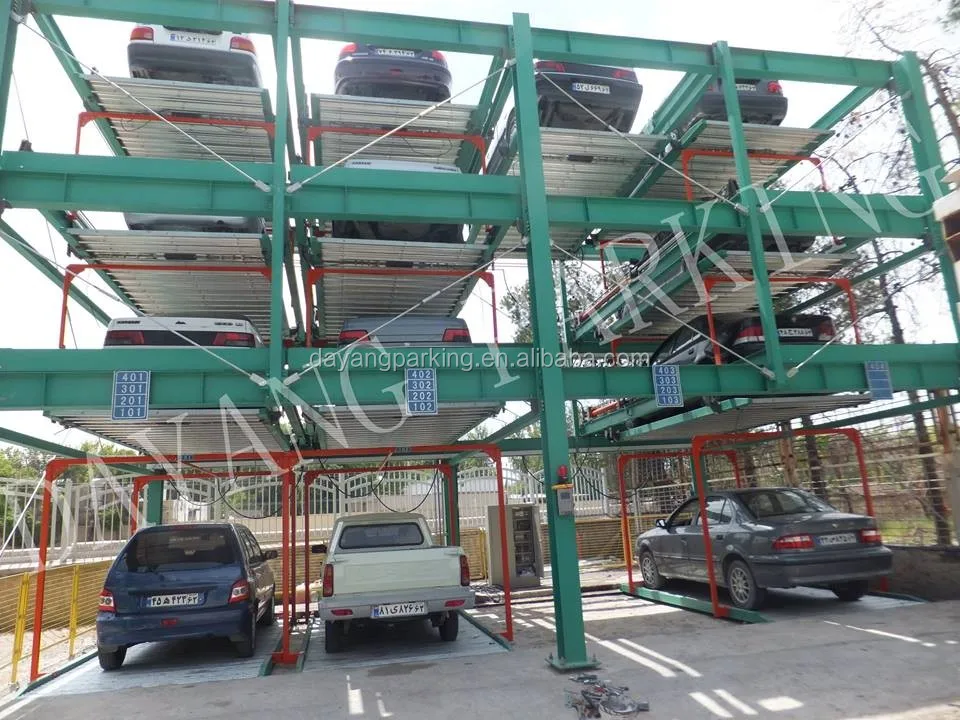 Hydraulic Automated Mechanical Parking System Car Parking Stacker ...