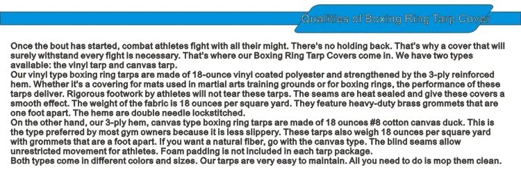 Heavy Duty Waterproof Pe Tarp For Boxing Ring Tarp - Buy Boxing Ring ...