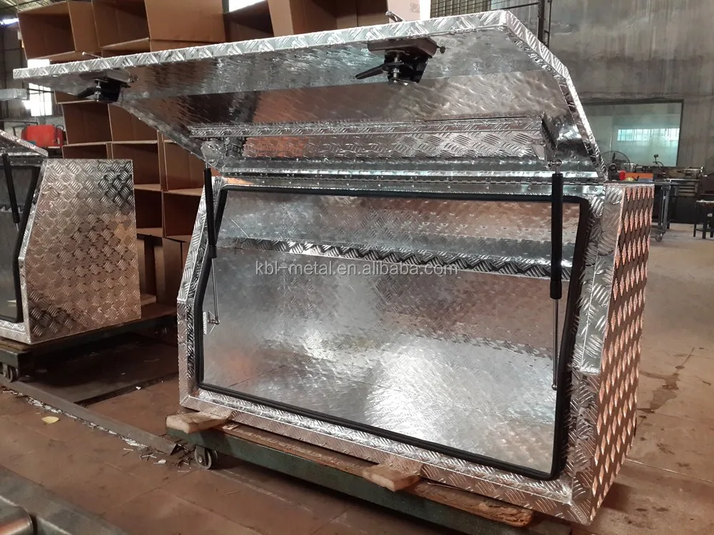 Custom Aluminum Checker 4x4 Pickup Truck Hi-side Tool Box For Utes ...