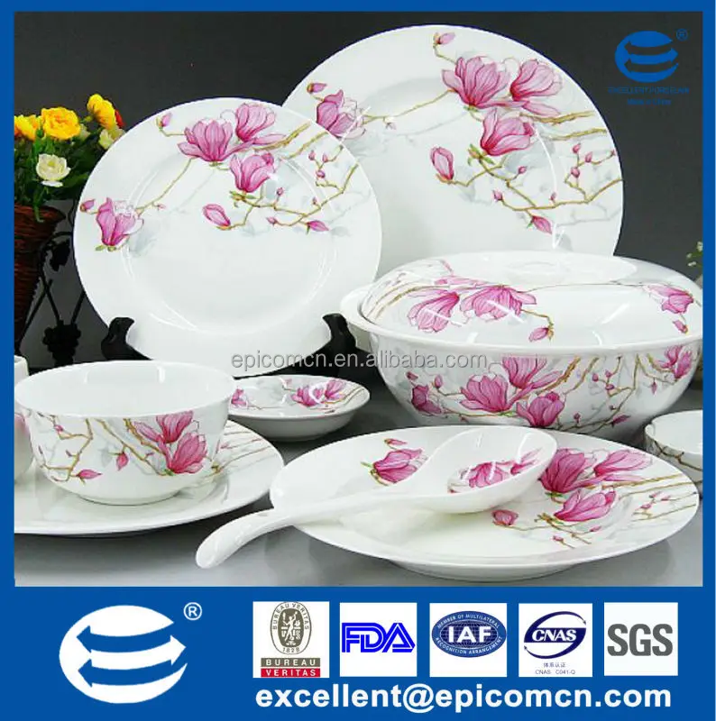 Turkey Market Brand Names Of Dinner Set,New Bone China Round Dinner Set ...