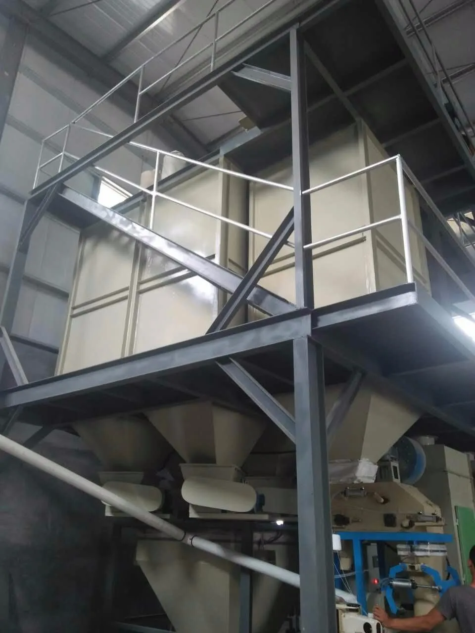 Indoor Carbon Steel Flour Storage Square Silo - Buy Flour Storage Square Silo,Indoor Square Silo ...