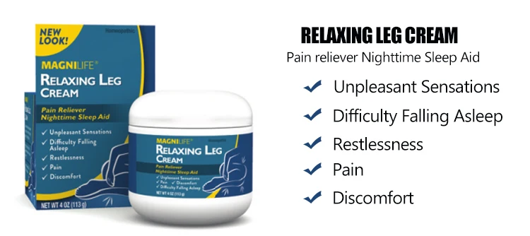 Magnilife Relaxing Leg Massage Cream For Restlessness And Pain In Legs ...
