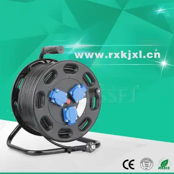 Best Quality Hand Hold 100m Steel Cable Extension Lead Reel Drum - Buy ...