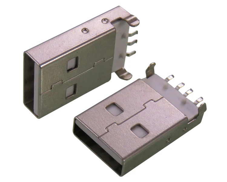 Usb 2.0 Male A Type Usb Pcb Connector Plug 180 Degree Smt Male Usb ...