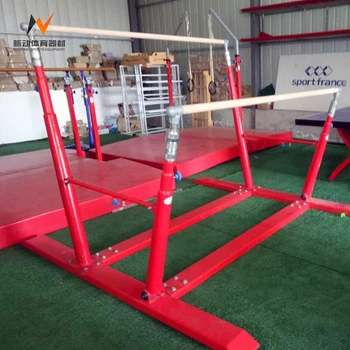Professional Outdoor Adjustable Gymnastic Gym Uneven Parallel Bars For ...