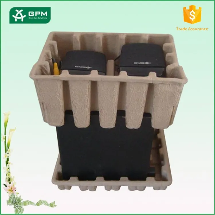 Custom Molded Pulp Packaging Trays - Biodegradable & Eco-friendly