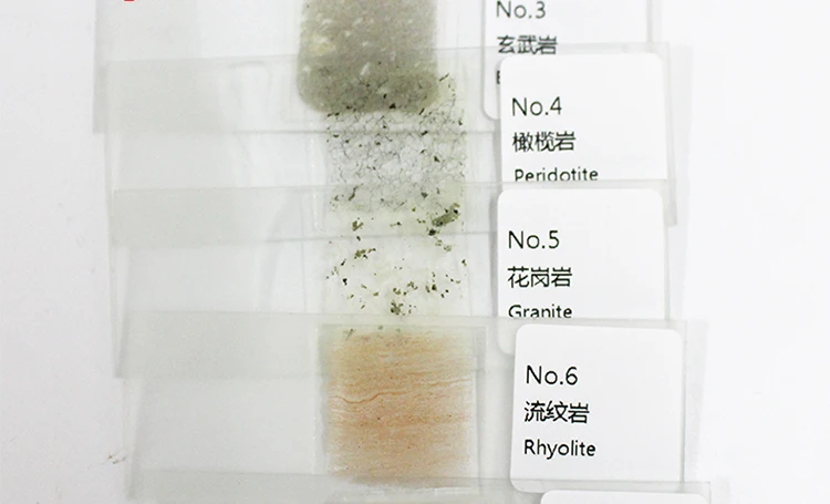 Thick Glass Rock and Stone Grind Thin Section Slides