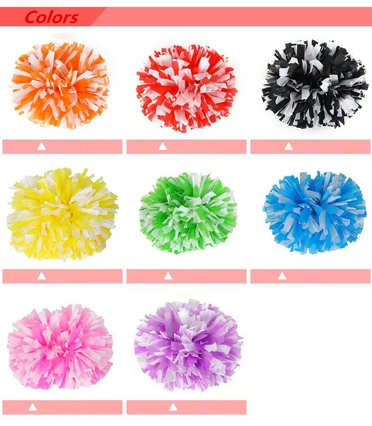 Assorted Size Colorful Cheerleading Flogger Customized Cheerleading Pom ...