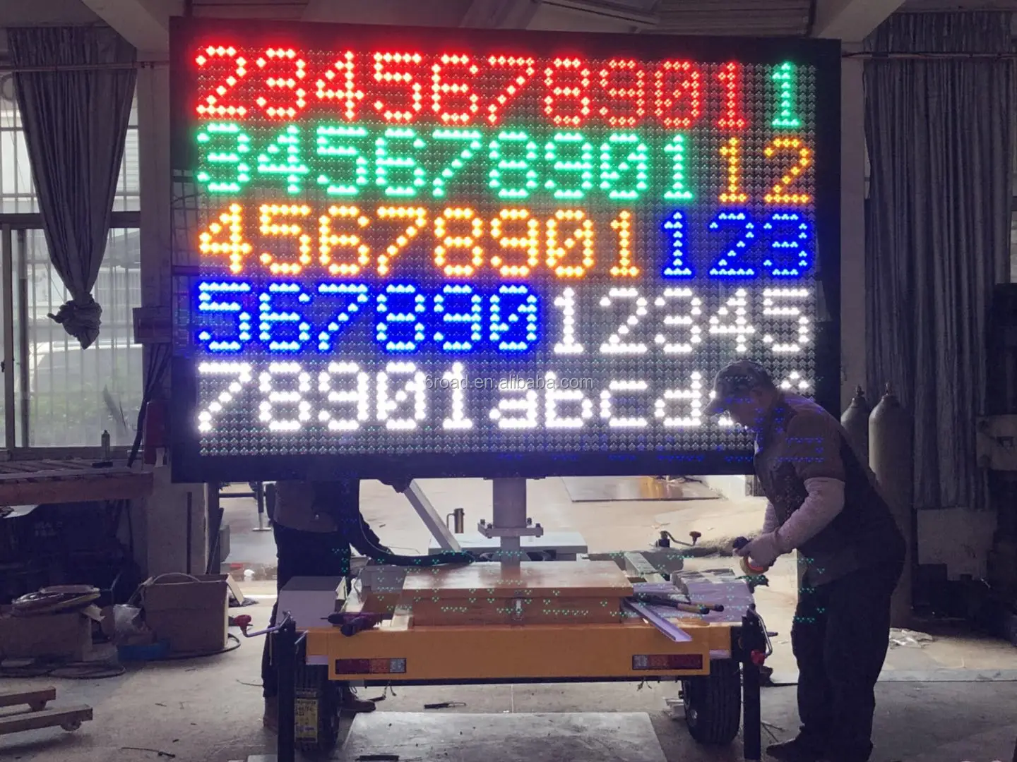 VMS Trailer - Tailer Mounted Variable Message Sign Boards