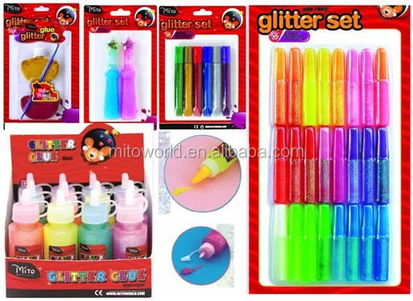 Non-toxic Best Selling School Supply 90ml Stationery Glitter Glue - Buy ...