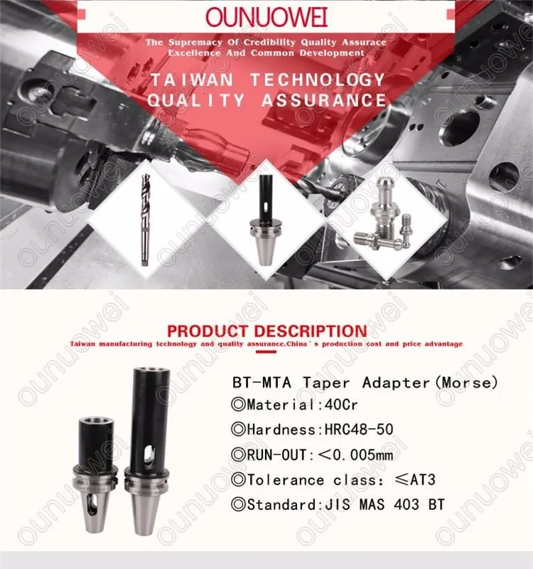 Taper Adapter(morse) Bt30/bt40/bt50-mta1/mta2/mta3/mta4/mta5/mta6 Morse ...