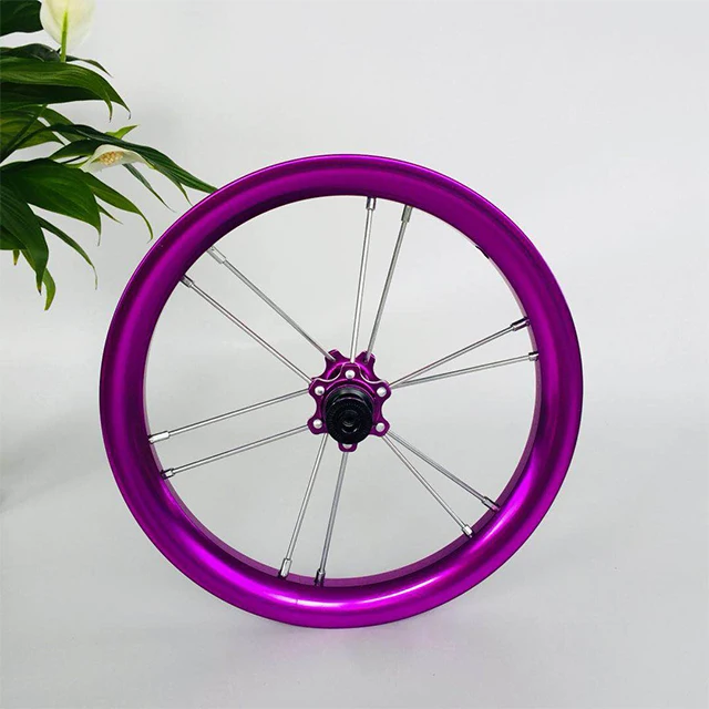 100% Toray Carbon Fiber 30mm Clincher Rim 12 Inch Bike Wheel Wheelset ...