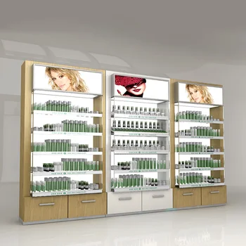 Skin Care Cosmetic Product Showcase Makeup Display Stand - Buy Skin ...