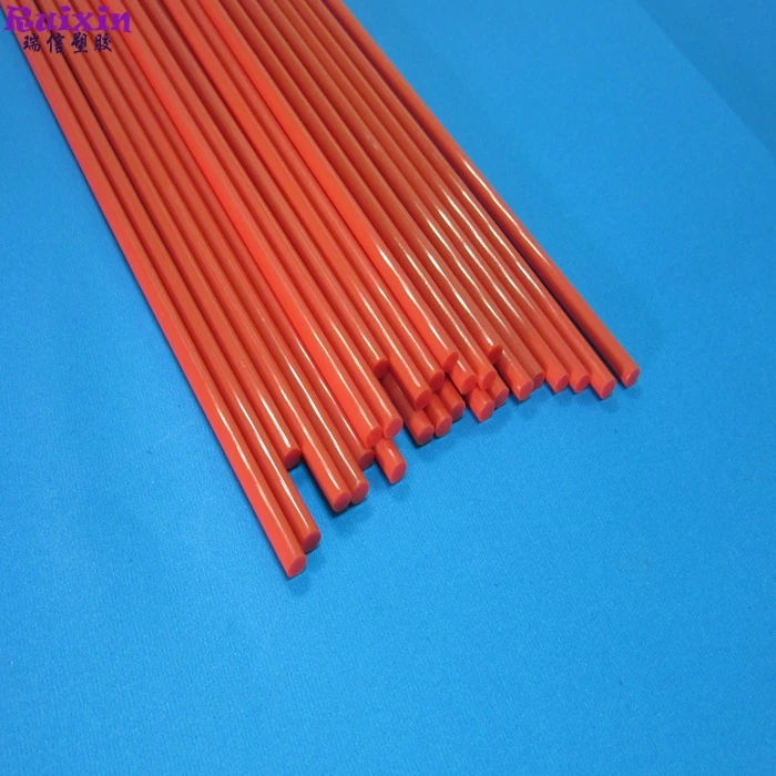 Red Color Plastic Nylon Rigid Stick Rod 5mm - Buy Red Color Plastic ...