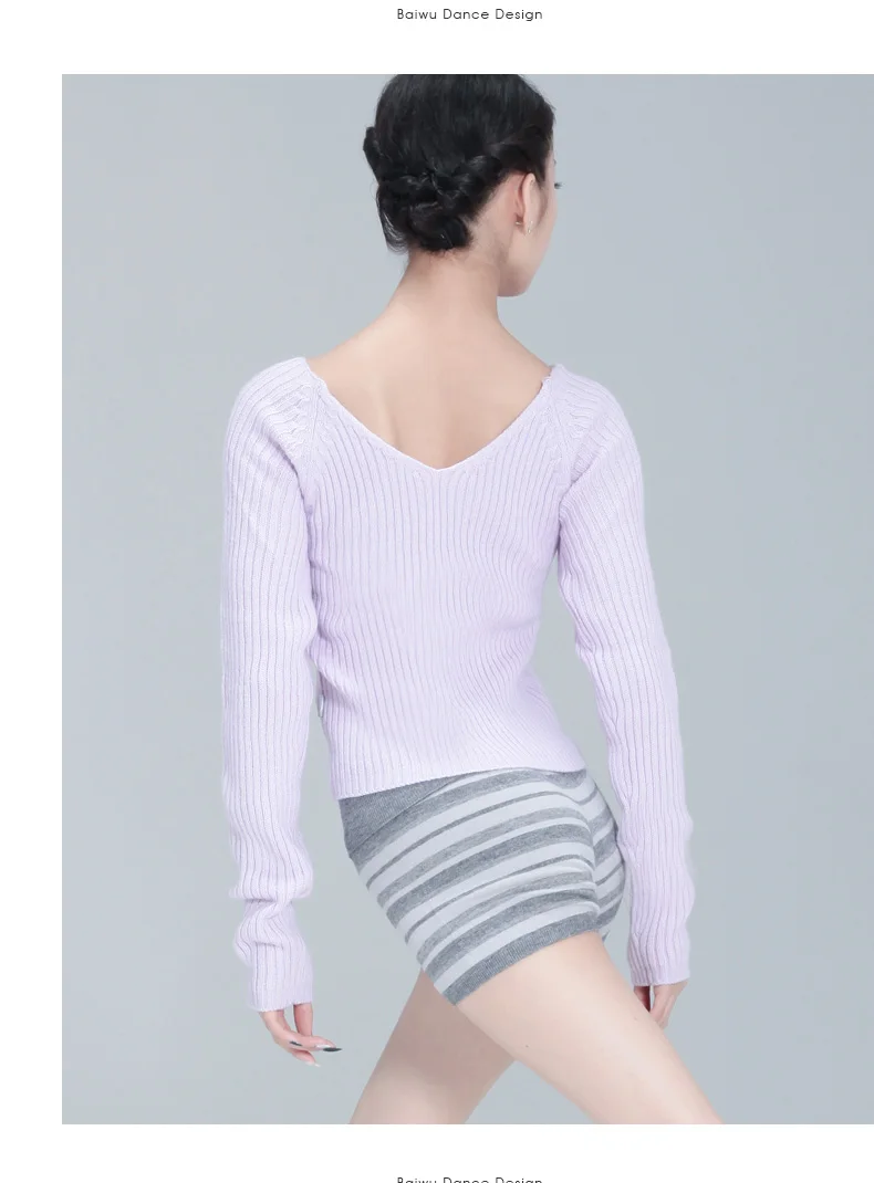 11411601 Adult Long Sleeve Ballet Warm Ups Practise Dance Sweaters ...