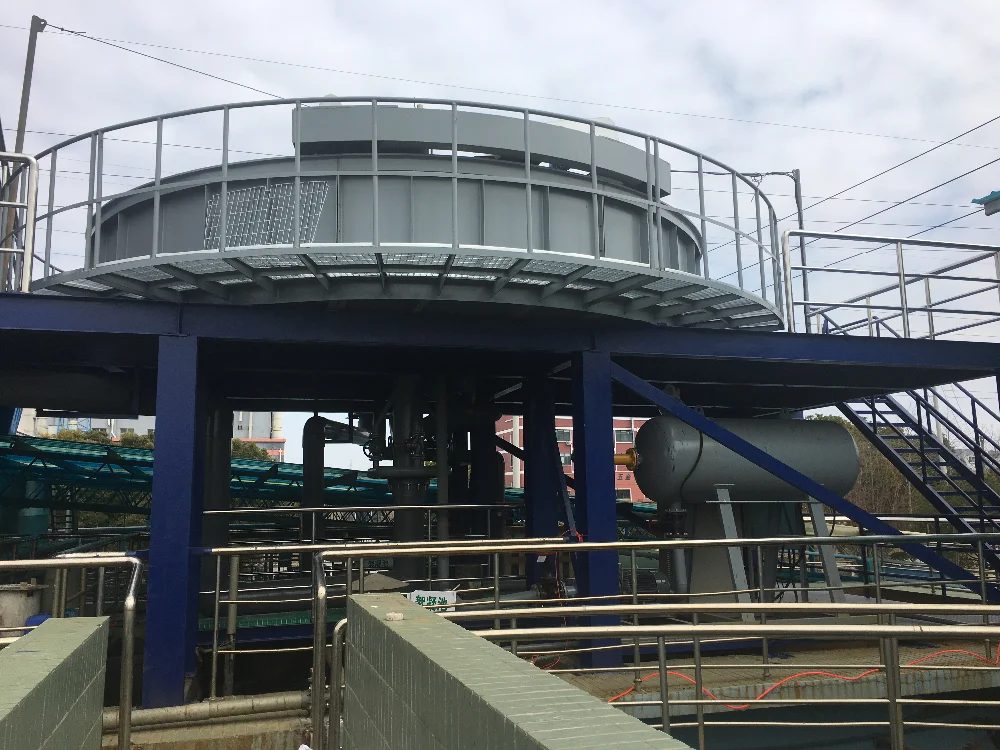 Circular Shallow Dissolved Air Flotation DAF Units for Wastewater Treatment