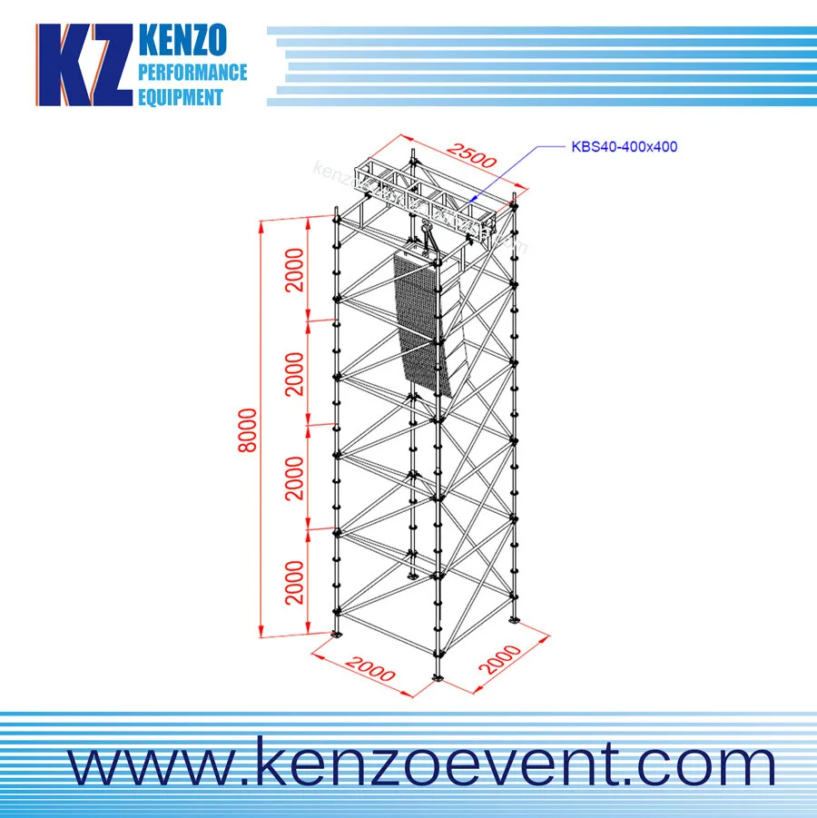 Outdoor Layer Truss Line Array Tower - Buy Line Array Tower,Layer Truss Tower,Line Array Stand ...