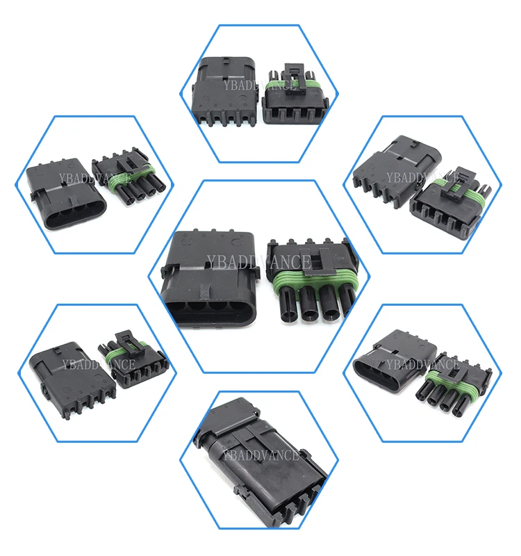 12010974 12015797 Automotive Housing Weather Pack 4pin Connector - Buy ...