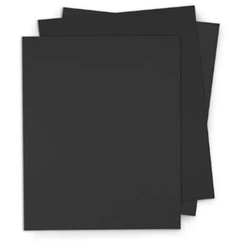 Black Paper 100 Gsm Cardboard Offset Printing C2s Black Chipboard Black ...