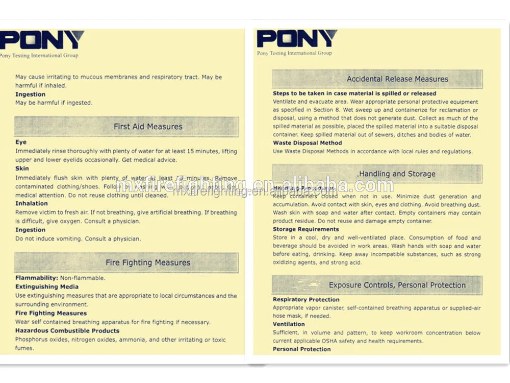 Bulk Buy Abc Dry Chemical Powder / En615 Certified Abc Dry Powder 40% ...