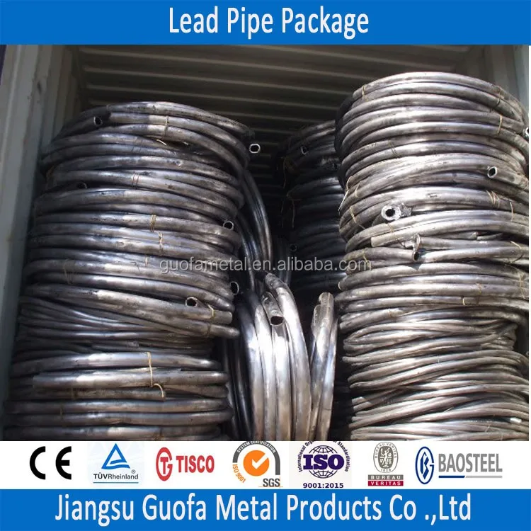 99.9% Pure Refined Seamless Lead Pipe Tube - Buy Lead Pipe seamless ...