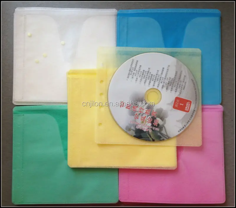 High Quality Adhesive Clear Pvc/cpp Plastic Cd Dvd Sleeves - Buy ...