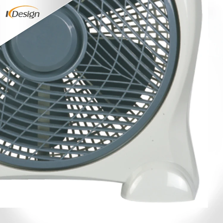12 Inch 5 Blade Silent Household Floor Box Fan Cheap Plastic Round ...