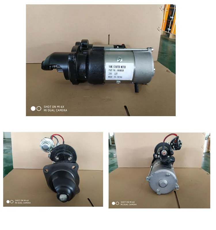 24V 6.0KW 12T Bus Starter Motor for Cummins 6bt M93R3001SE