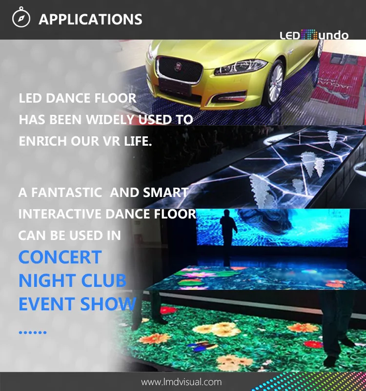 P8.9 Led Screen Dance Floor Stage Led Screen For Concert Full Color ...