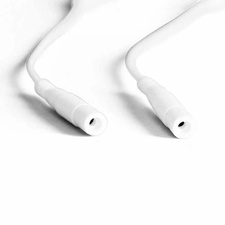 2mm Pin Connector to 3.5mm Snap Connector TENS EMS Adapters