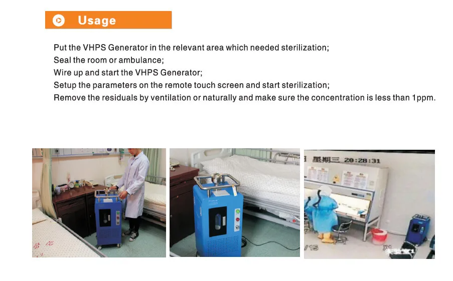 Vapor Hydrogen Peroxide Generator (vhps) - Buy Hydrogen Peroxide ...