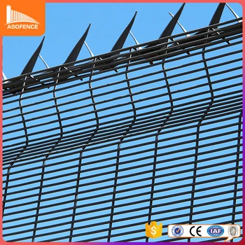 Clearvu Invisible Wall Panels V Bend Style Metal Security Fence Aso ...