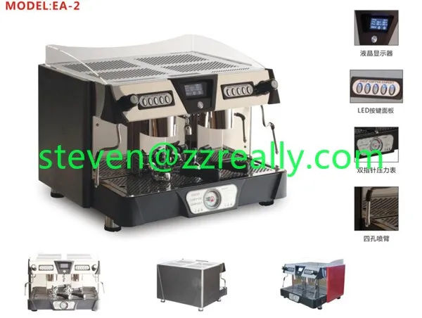 11l Professional Double Group Commercial Espresso Coffee Machine With ...