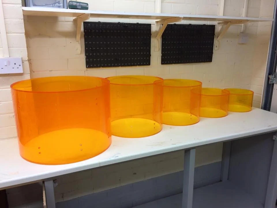 Seamless Acrylic Snare Drum Shell 14x6 by FOREACH Drums