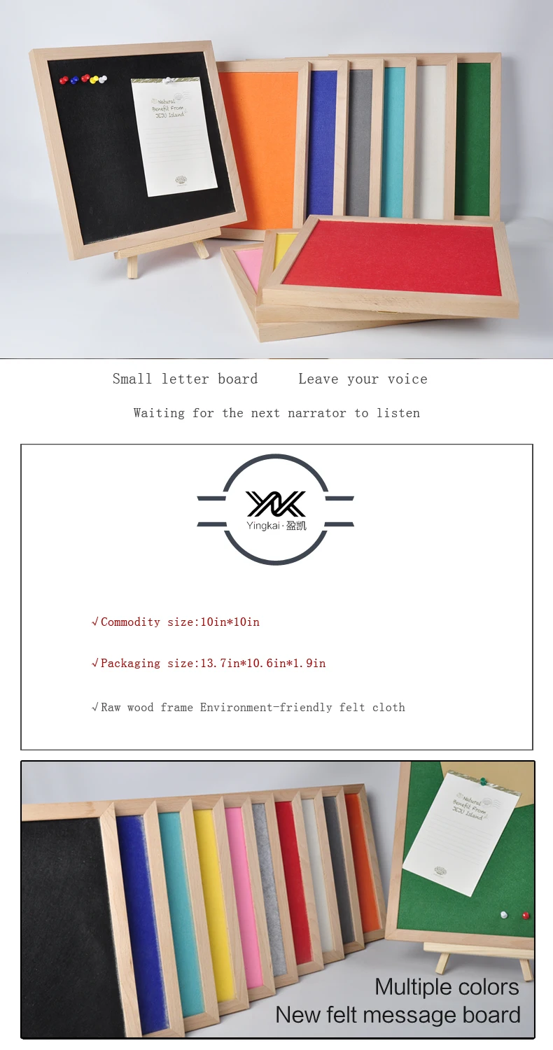 Custom Various Pin Felt Display Board Letters With Different Colors ...