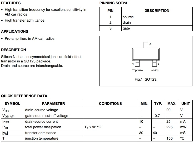 Bf862 N-channel Junction Fet Transistor - Buy Triode Transistor Fet ...