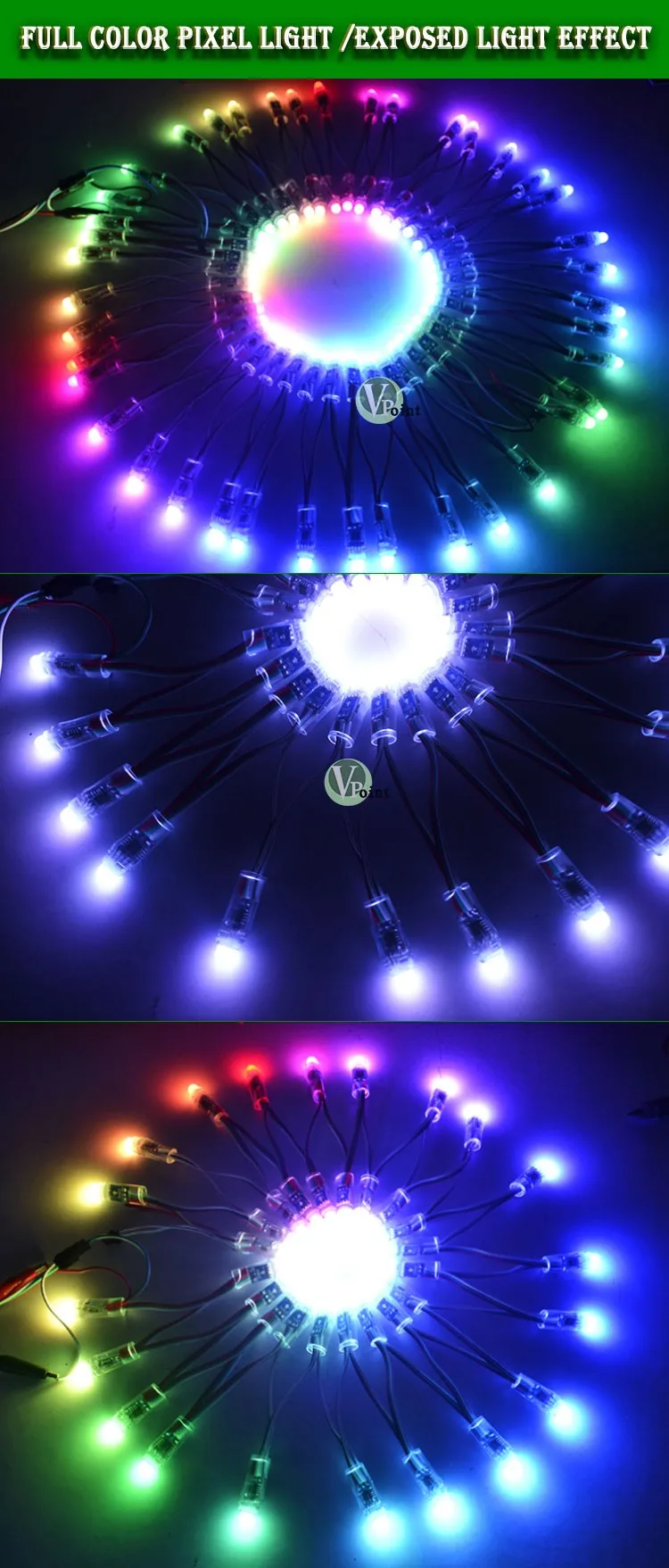 Outdoor Letter Channel Decoration Rgb Full Color Led Pixel Ws2811 12mm ...