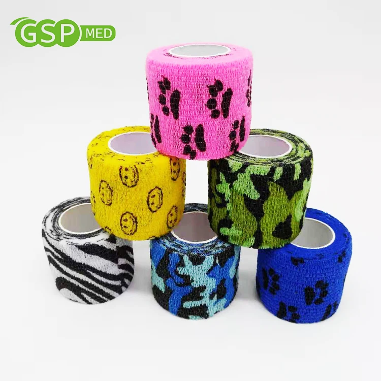 Custom Logo Printed Cohesive Elastic Bandage - GSPCARE